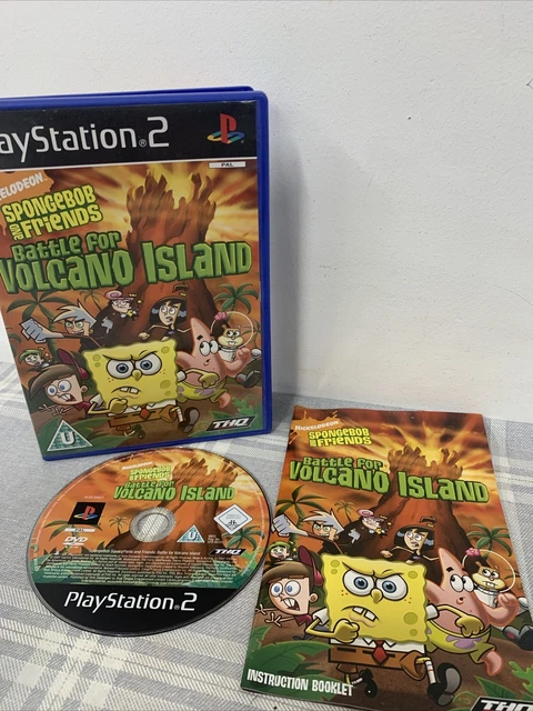 SPONGEBOB AND FRIENDS BATTLE FOR VOLCANO ISLAND Playstation 2 PS2 £4.99 ...