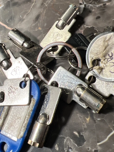 TUBULAR BARREL LOCK Switch Key - Vending Machine Self Storage Lot 7 £28 ...