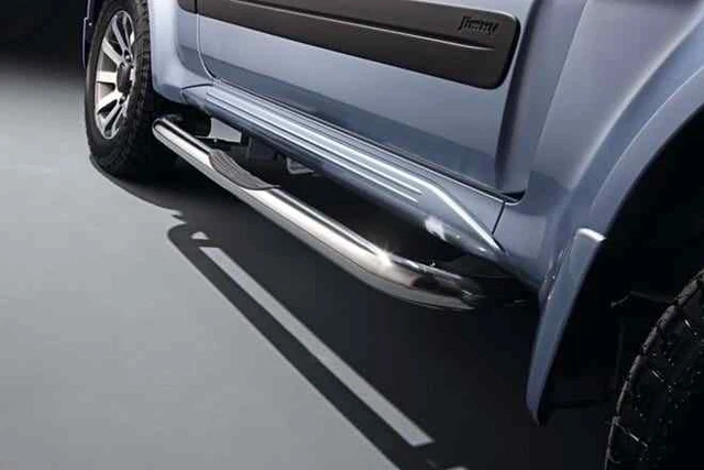 GENUINE SUZUKI JIMNY Side Step Chrome Sport Bar Set St. Steel 99000 ...