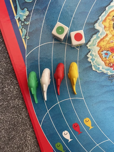 1989 SHARK CHASE Board Game Vintage Retro Complete Working MB Game. £12 ...