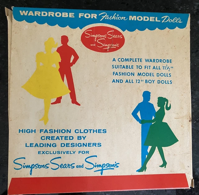VINTAGE SUZETTE AND her friends Fashion Model wardrobe empty box 1964 ...