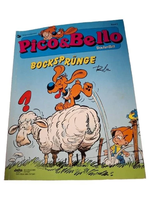 PICO & BELLO Bocksprünge Comic 1 Rola Taschenbuch Deutsch Humor Delta ...