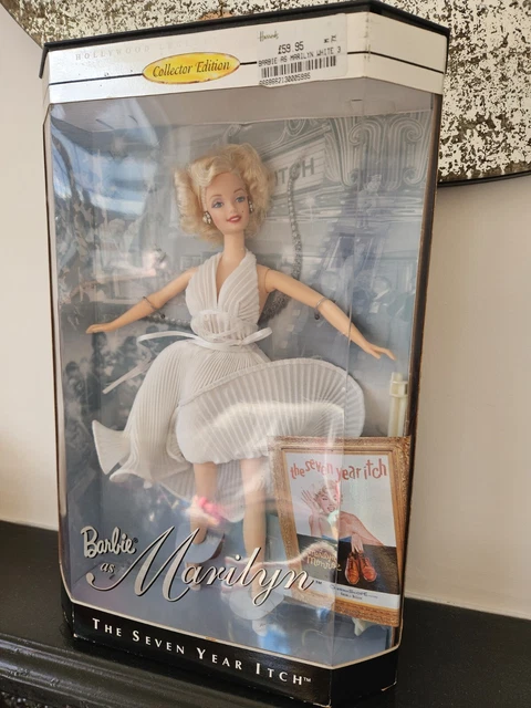 BARBIE MARILYN MONROE Doll/Hollywood Legends/The Seven Year Itch #17155 ...
