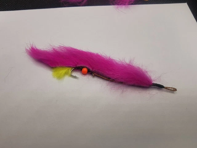 PINK & YELLOW Weed Fly (Snake) - DEADLY FLY - FISHING - NEW £5.95 ...