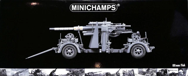 Minichamps 1 35 ~ 88mm Flak Anti Aircraft Gun German Army Wwii ~ 350