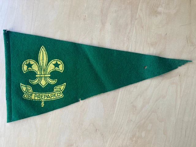 VINTAGE 1950/60'S BOY Scout Be Prepared Pennant 12 x 5 inches. £4.00 ...