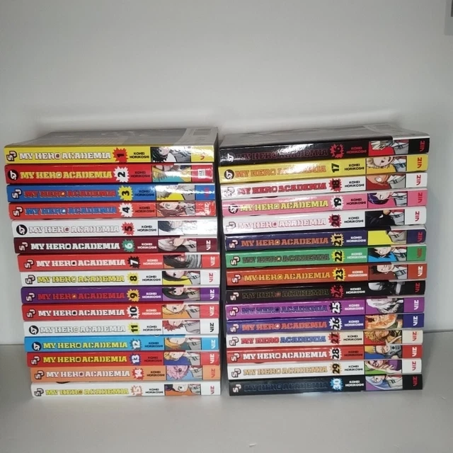 MY HERO ACADEMIA Book Set Vol 1-30 Kohei Horikoshi Viz Med Shonen Jump ...