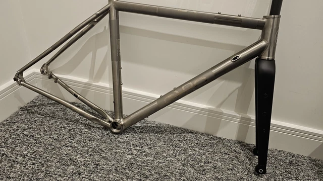 ORRO TERRA TITANIUM Frame With Fork And Ti Headset £510.00 - PicClick UK