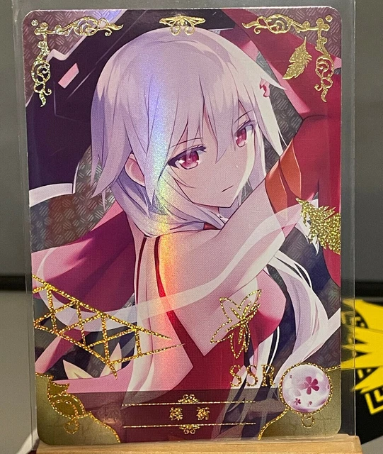 INORI YUZURIHA GUILTY Crown CARTE SSR Goddess Story ANIME Holo Card NS ...
