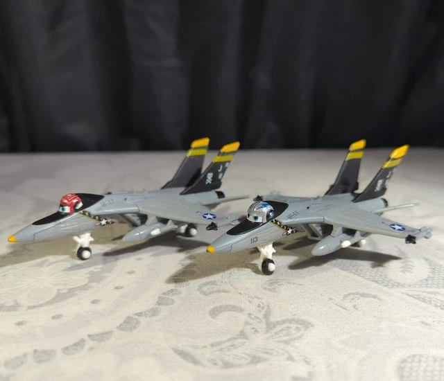 DISNEY PIXAR PLANES Echo Bravo Fighter Jet Jolly F50 Diecast Plastic ...
