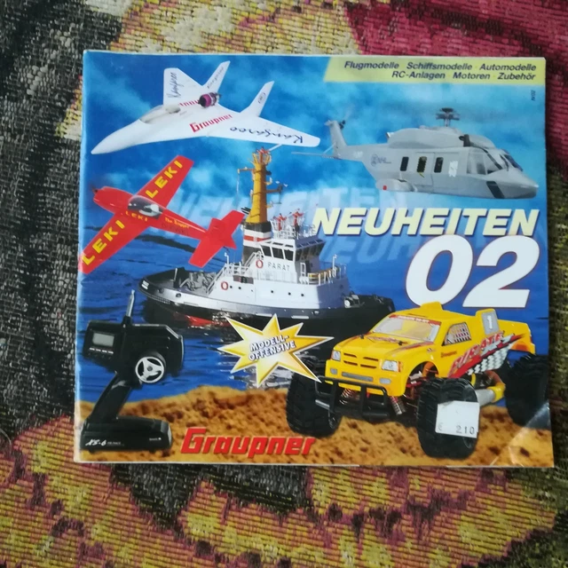 GRAUPNER NEUHEITEN KATALOG 2002 Mit Preisliste -- Rarität!! EUR 12,00 ...