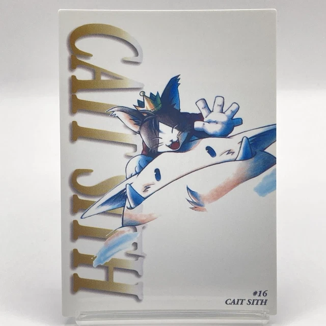 TARJETA CAIT SITH #16 Final Fantasy VII Carddass Masters BANDAI 1997 ...