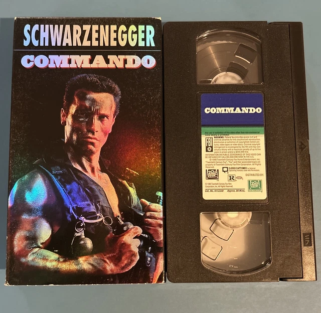 COMMANDO VHS TAPE(20TH Century Fox, 1985; VHS, 1999) Arnold ...