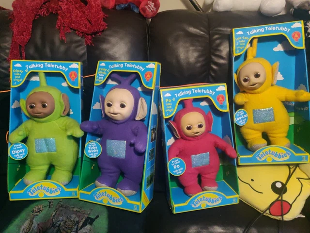TALKING TELETUBBY VINTAGE 1996 Teletubbies Set Of 4 Tinky Winky Dipsy ...