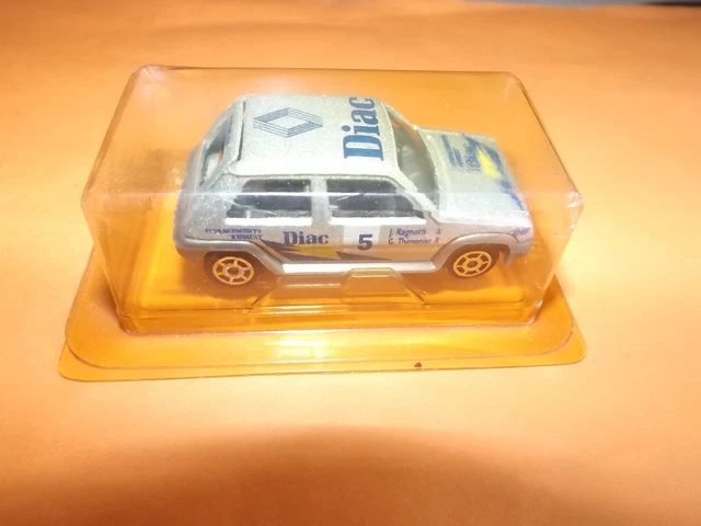 RENAULT SUPERCINQ GT turbo Majorette 1/51 Diac #5 Ragnotti, Thimonier ...
