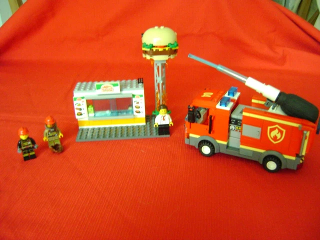 LEGO CITY 60214 Burger bar fire rescue 2019 EUR 15,00 - PicClick FR