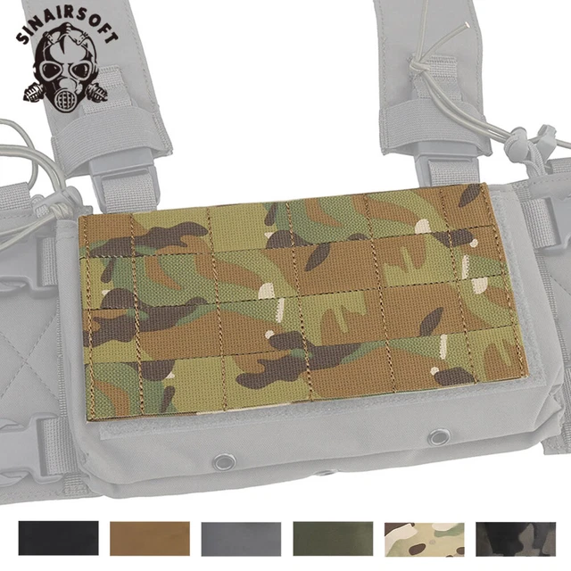 TACTICAL MOLLE PANEL Micro Fight Chassis Hanging Front Hook Cover for ...