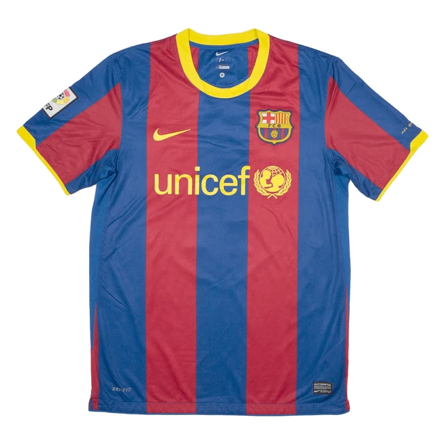 NIKE 2010-11 FC Barcelona Home Kit Xavi 6 Mens Football Shirt Jersey ...