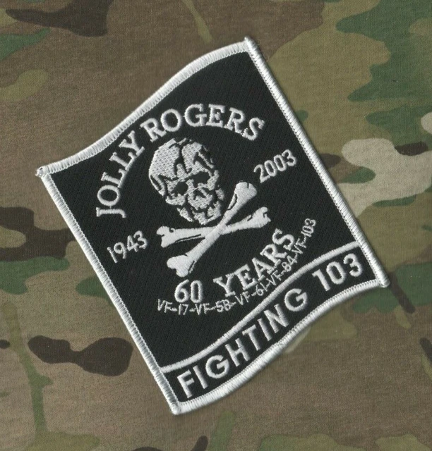 USN F-14 TOMCAT VF-103 Jolly Rogers Fighting 103 60TH Jubiläum Rogers ...