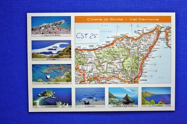 CARTOLINA SICILIA COSTE Di Sicilia Val Demone Anni 2000 EUR 2,90 ...