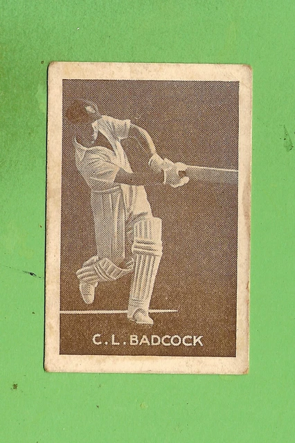 1937 GRIFFITHS Black Crows Cough Drops Sweets Cricket Card - C. L ...