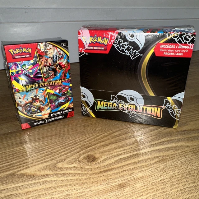 POKEMON MEGA EVOLUTION Enhanced Booster Box and Booster bundle. £350.21 ...