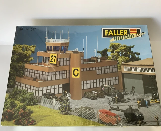 FALLER-MILITARY HO 144047 Towergebäude, kompl. Bausatz, in FOLIE+OVP ...