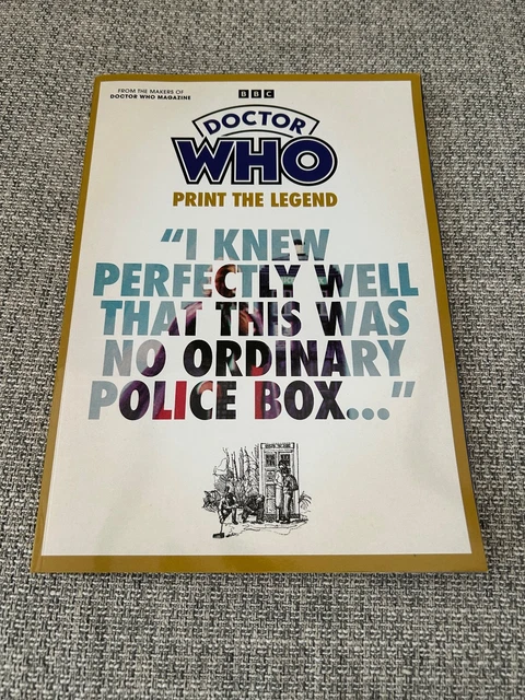 DOCTOR WHO MAGAZINE - Print The Legend Bookazine (Novelisations special ...