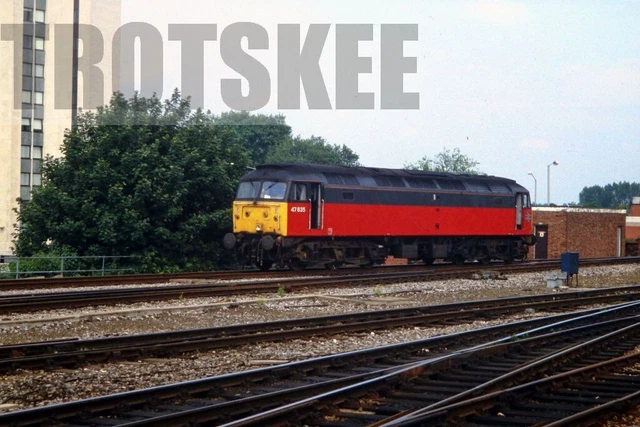 35MM SLIDE BR British Rail Diesel Loco Class 47 47635 1993 Reading Original £4.98 - PicClick UK