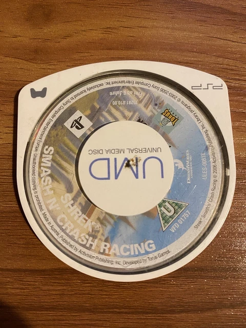 SONY PSP - Shrek Smash N' Crash Racing - PAL Region English (DISC ONLY ...