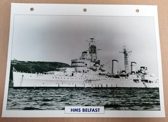 PHOTO - HMS BELFAST Ship A4 Size Photo Reprint Great For Framing! See ...