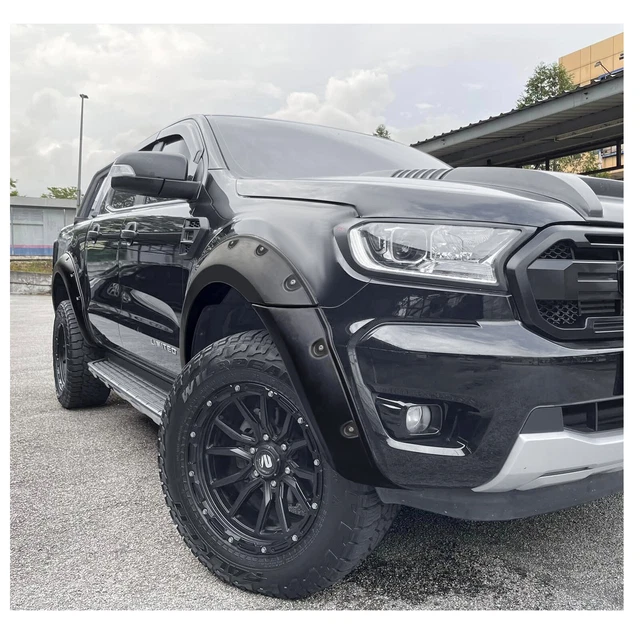 WIDE WHEEL ARCHES Extensions Body Kit Styling for Ford Ranger 2016-2021 ...