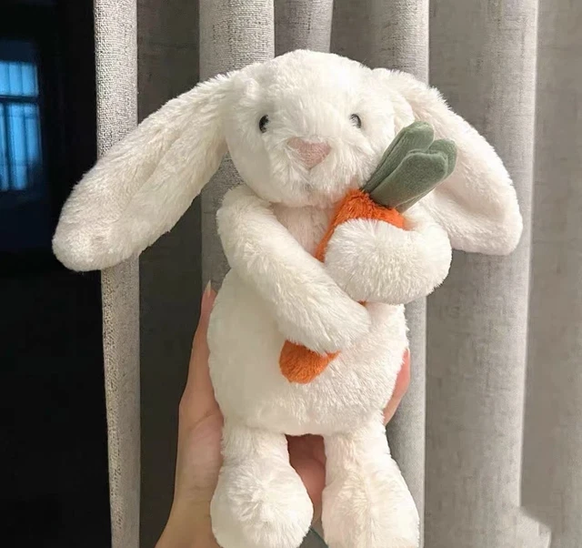 JELLYCAT 31CM WHITE Bunny Rabbit Doll with Gift with Dust Bag £14.00 ...