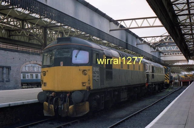 ORIGINAL RAILWAY PHOTOGRAPHIC negative Class 26 26043 at Perth £3.00 ...