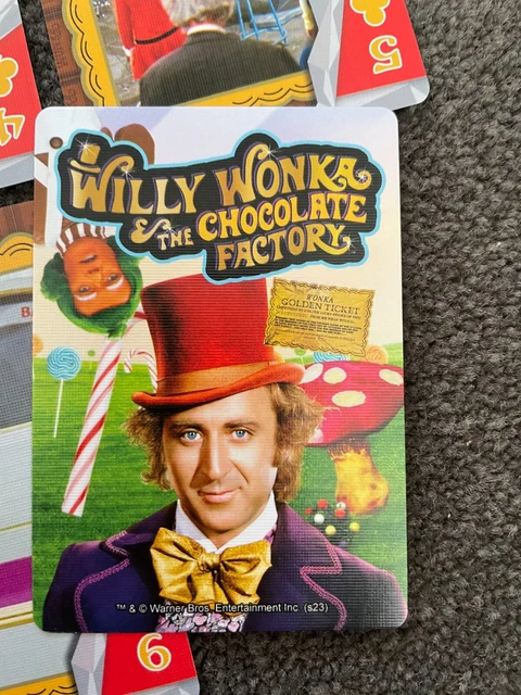 WILLY WONKA & Chocolate Factory Movie Oompa Loompa Swap Playing Cards ...