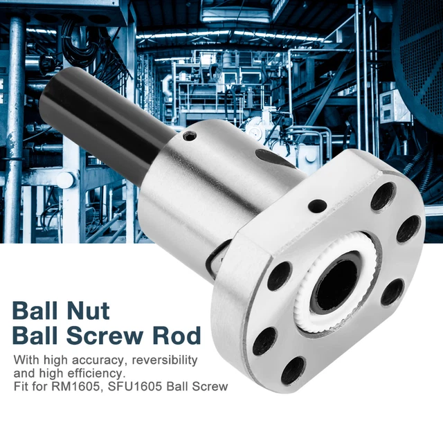 16MM KUGELGEWINDETRIEB KUGELMUTTER Spindelmutter Für SFU1605 Kugelumlaufspindel EUR 17,42 ...