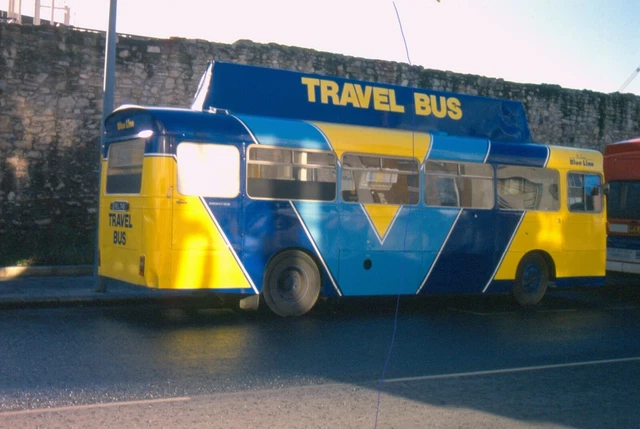 ORIGINAL BUS COLOUR Slide Solent Blue Line Bristol Lh Ex Hants & Dorset ...
