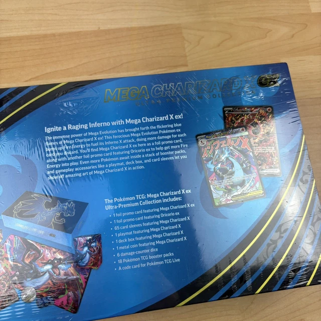 POKEMON TCG: MEGA Charizard X ex Ultra-Premium Collection UPC Sealed £ ...