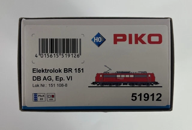 PIKO 51912 H0 DC BR151 E-Lok Ep. VI DB Railion EUR 199,90 - PicClick DE