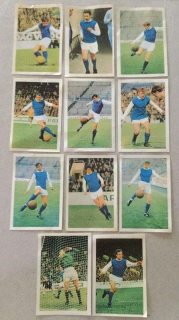 FKS SOCCER STARS in Action 1969-70 11 Sheffield Wednesday Stickers (Ex ...