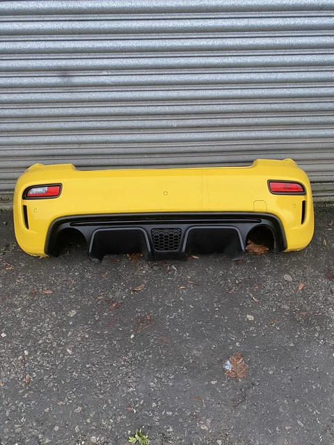 GENUINE FIAT 500 Abarth 2016-On Facelift Rear Bumper In Yellow(See Pics ...