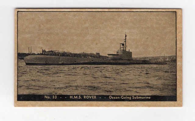 W.C. DOUGLASS AUSTRALIA Royal Navy Ships #33 HMS Rover Ocean-Going ...
