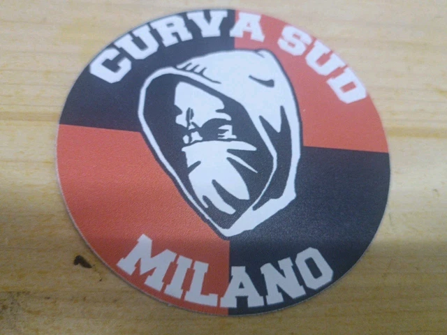 ADESIVO STICKER DISTINTIVO Stemma Scudo Club Ultras Milan Milano Curva ...