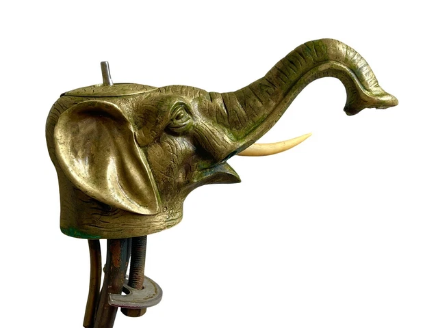 RARE ROBINET EN Bronze XIXeme MÉLANGEUR Mixer Tap Éléphant Sculpture ...
