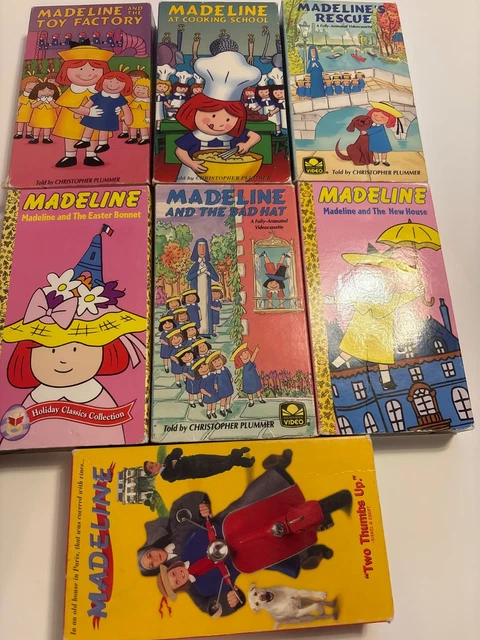 6 MADELINE CARTOON 1 Madeline movie VHS tapes £20.88 - PicClick UK