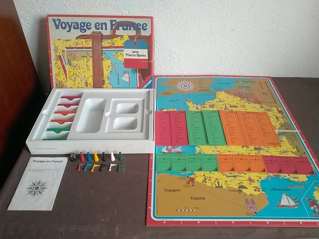 JEU DE SOCIETE : VOYAGE EN FRANCE COMPLET ET EN BON ETAT vintage liv ... JEU DE SOCIETE : VOYAGE EN FRANCE COMPLET ET EN BON ETAT vintage liv ...