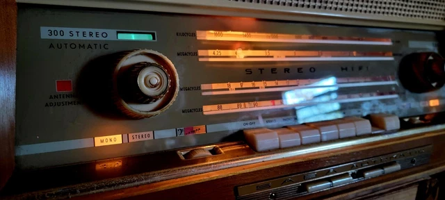 '60S VINTAGE SABA Villigen 300 Automatic Stereo 11 Tube Radio West ...