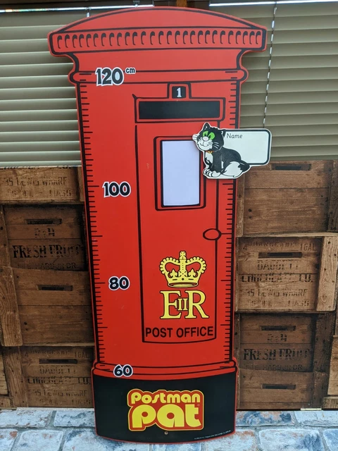 POSTMAN PAT POSTBOX Height Chart - Wall Mountable £27.95 - PicClick UK