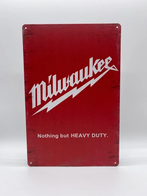 BLECHSCHILD MILWAUKEE 20X30CM Nostalgie Retro Reklame Vintage Deko ...