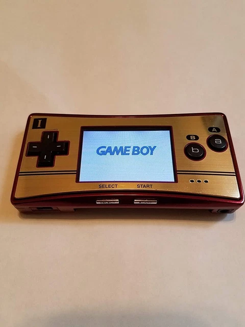 CONSOLE FAMICOM NINTENDO GameBoy Micro Mario 20th Anniversary Edition d ...